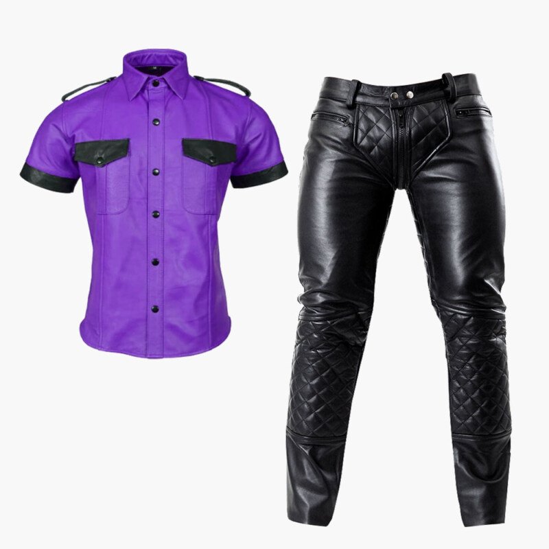 Leather Police Uniform Are Made With Cowhide Leather. Buy Now