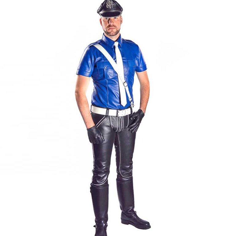 Leather Police Uniform Are Made With Cowhide Leather. Buy Now