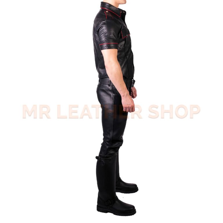 Leather Police Uniform Are Made With Cowhide Leather. Buy Now