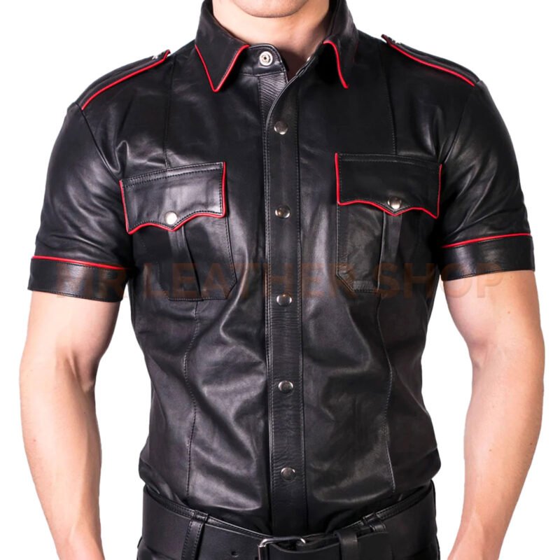 Leather Police Uniform Are Made With Cowhide Leather. Buy Now
