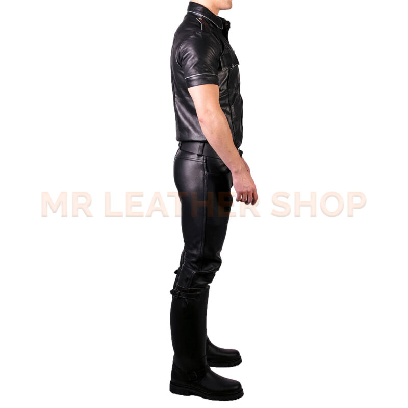 Leather Uniform Men Are Made With Genuine Cowhide Leather.