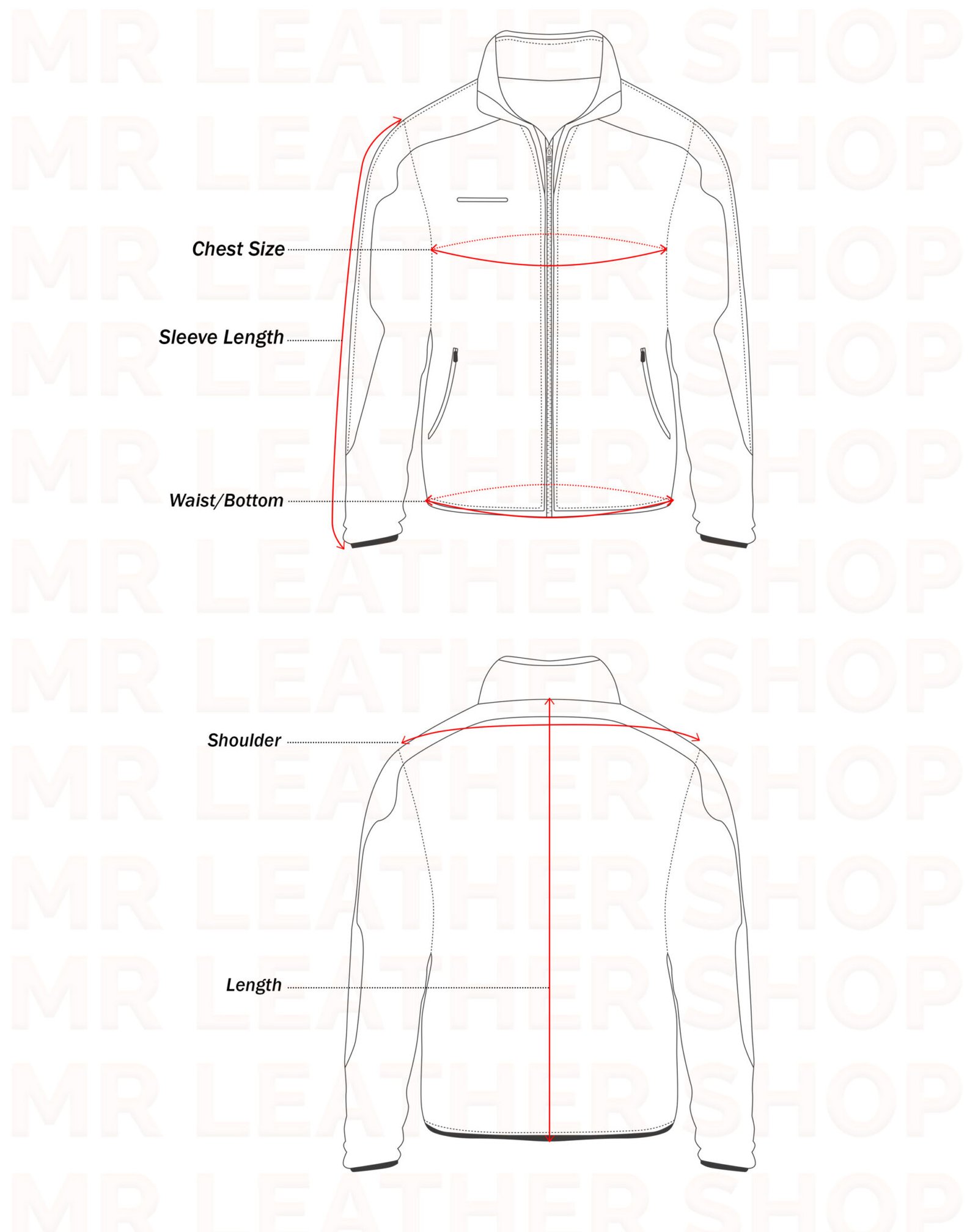 Measuring Guide - Mr Leather Shop