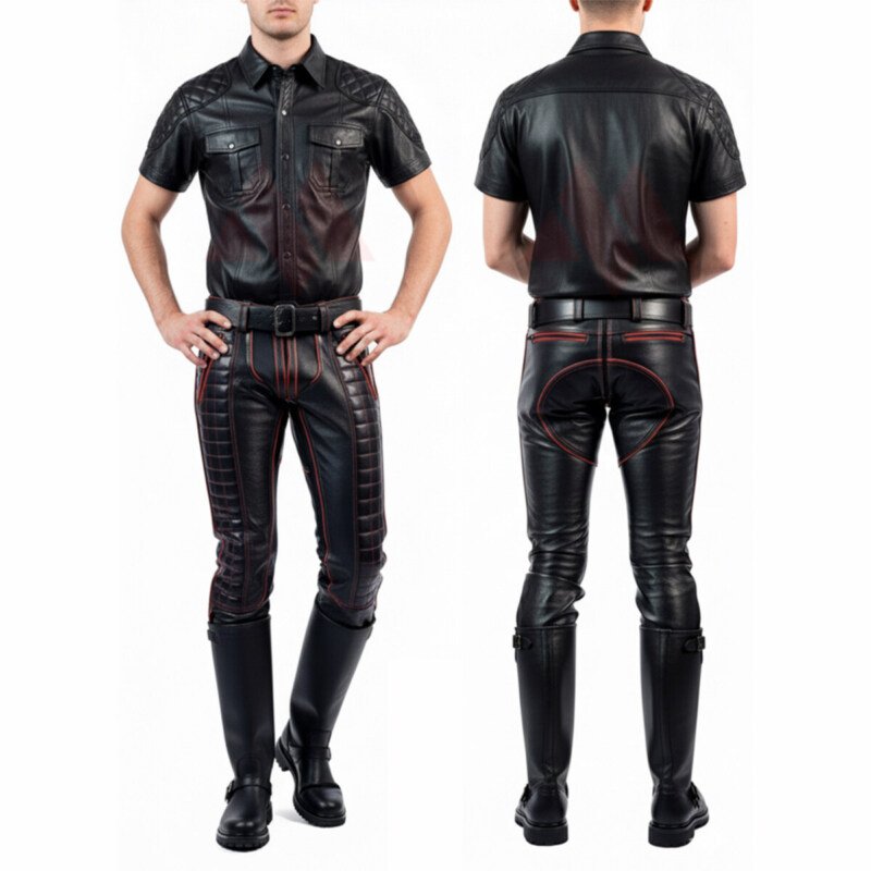 Leather Outfit Men - Leather Outfit Men - Mr Leather Shop - Custom made